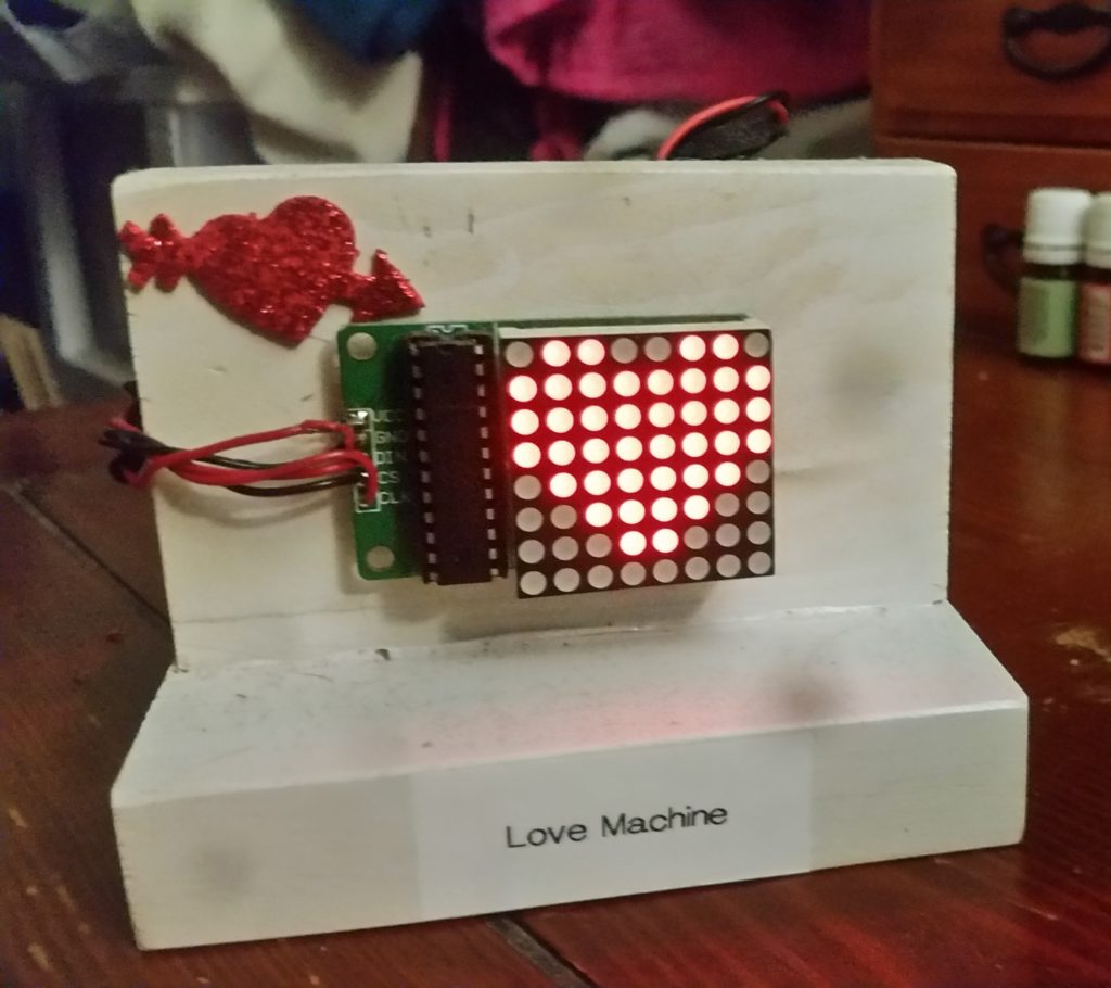 Low Power LED Heart Blinker for Valentine’s Day – Brandon Drury
